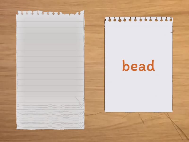 ee & ea words for 1st and 2nd grade - Random cards