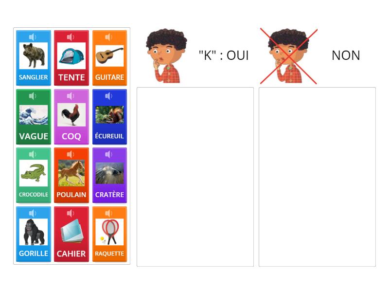 21 J'entends ou pas le son K V2 - Group sort