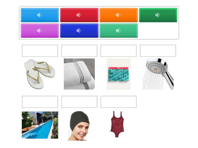 swimming sounds - Match up