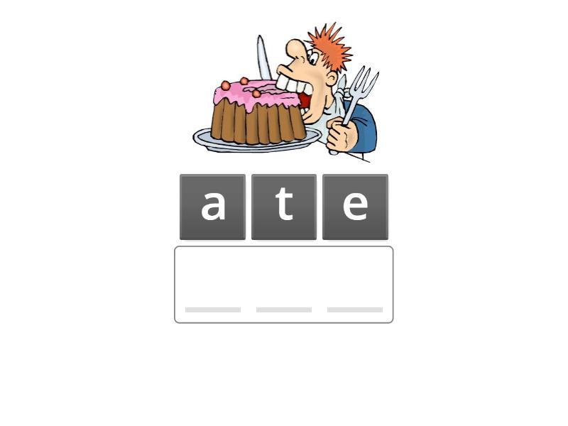 Simple verbs - pack 1 - Anagram