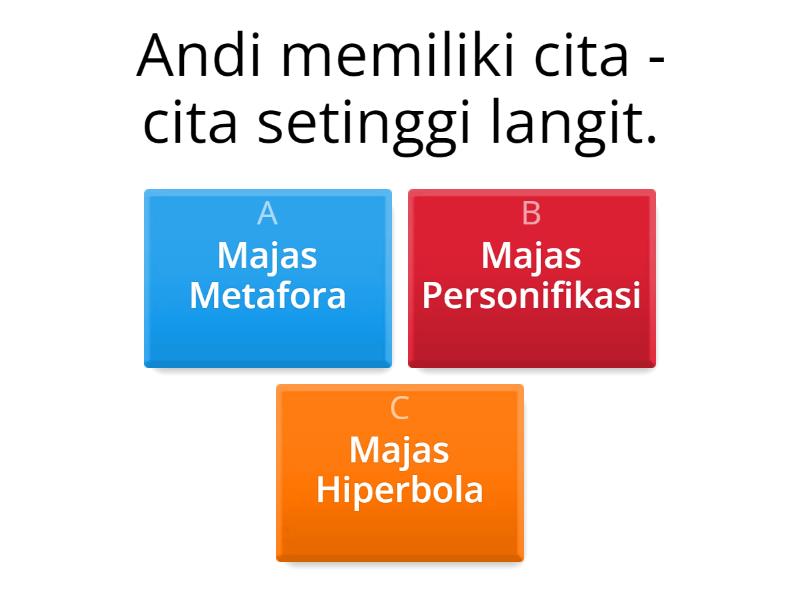 Latihan soal BAB 2 - Majas Metafora, Personifikasi, dan Hiperbola ...