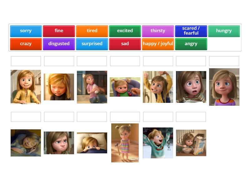 Riley's emotions - Match up