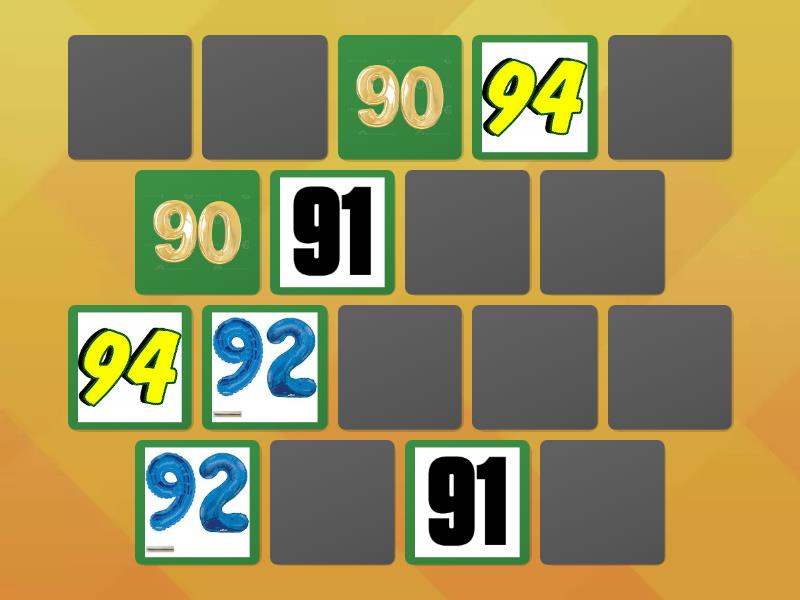 Familia del 90 - Matching pairs