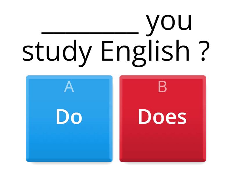 Do -Does - Quiz