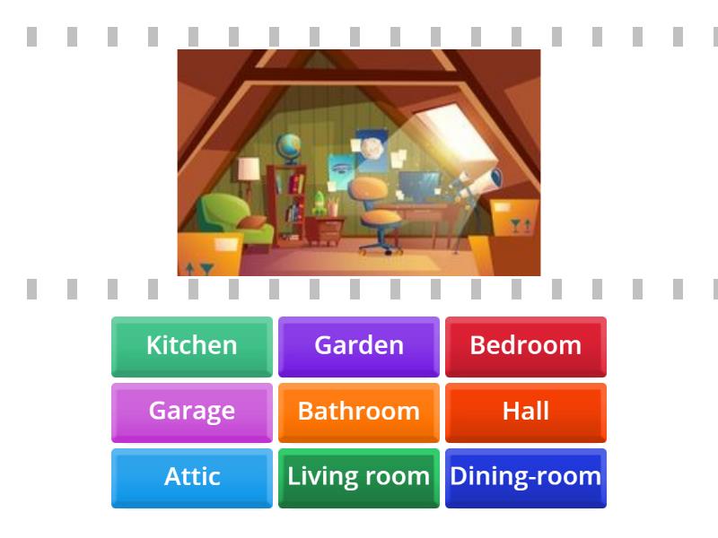 Parts of the house - Find the match