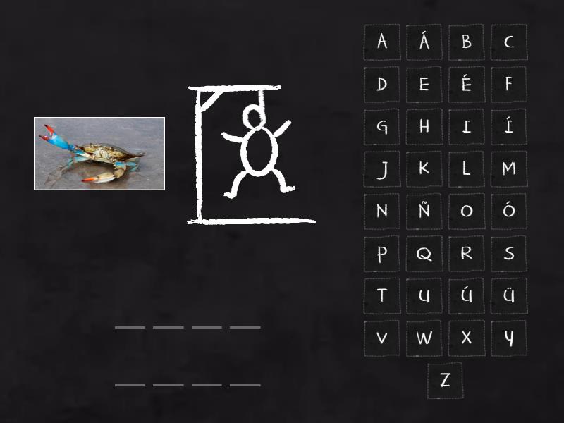 THE MAR MENOR MONSTER - Hangman