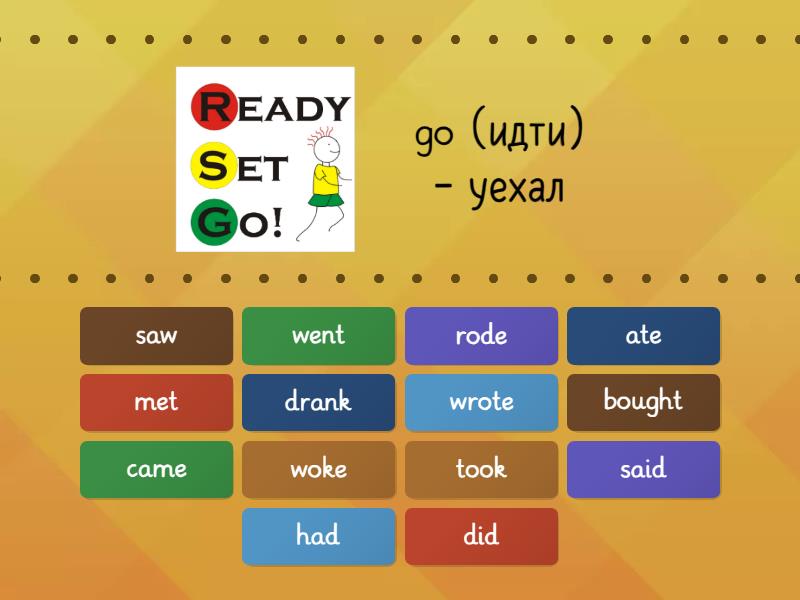 Spotlight 4 Module 7 Irregular Verbs №14 - Find the match