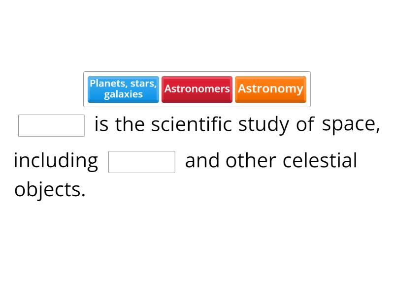Complete the exercise - Completar la frase