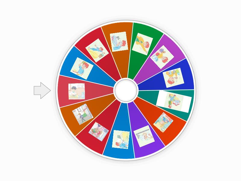 Daily routine! - Spin the wheel