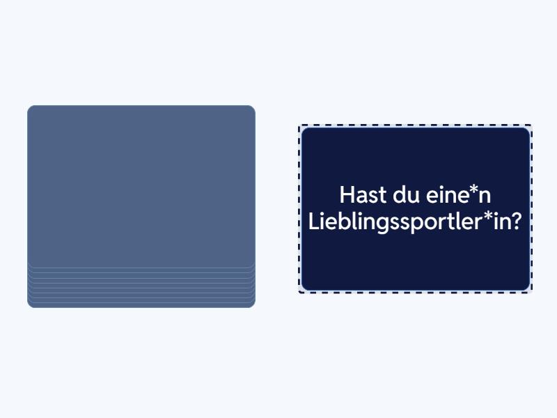 Machst du gern Sport? - Speaking cards