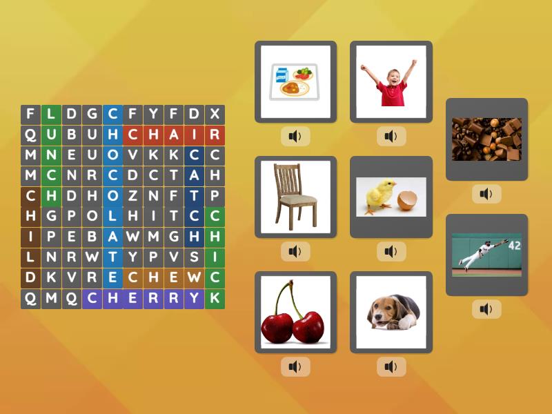 AS1 U7 phonics - Wordsearch
