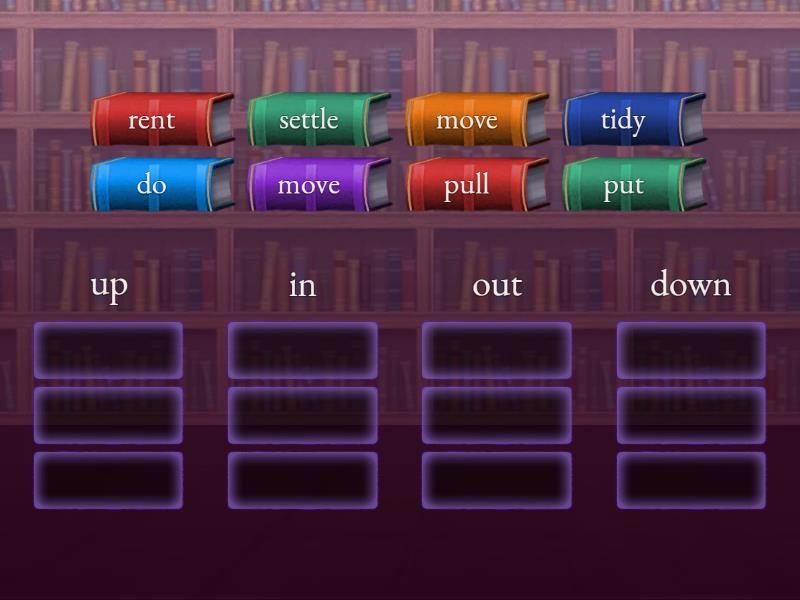 OPT B1 U2 Phrasal Verbs - Group sort