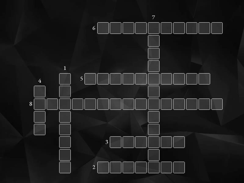 Places in a public building - Crossword