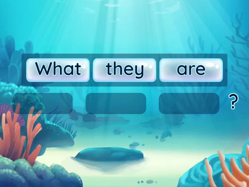 SEA animals - Complete the sentence