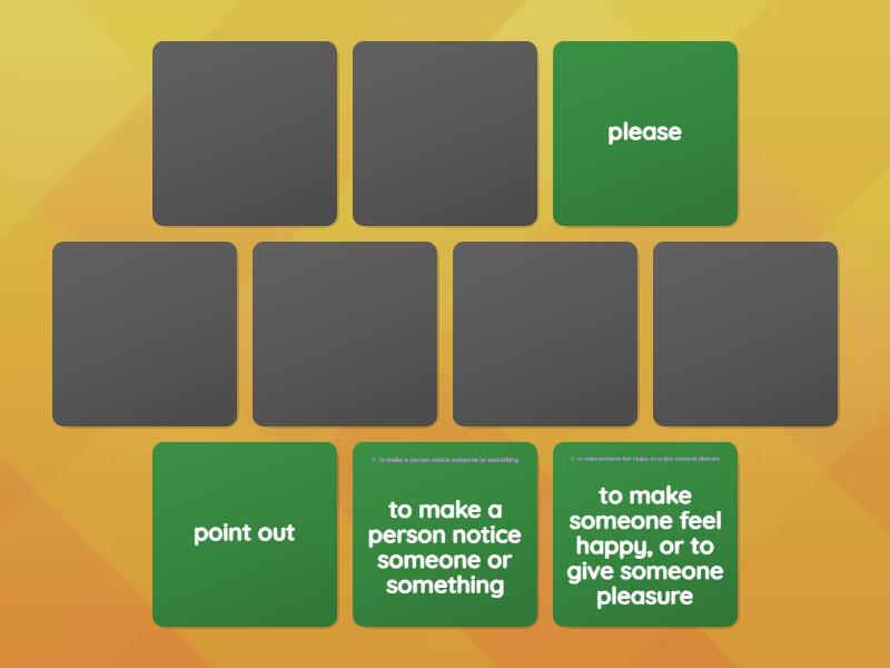 B6U3 Reading Vocabulary - Matching pairs