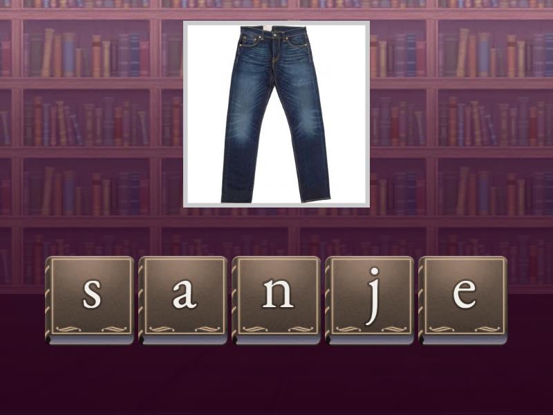 FF2 unit 11 clothes - Anagram