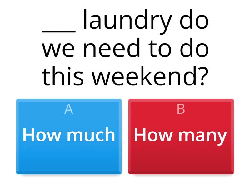 How much/many & some/any - Quiz