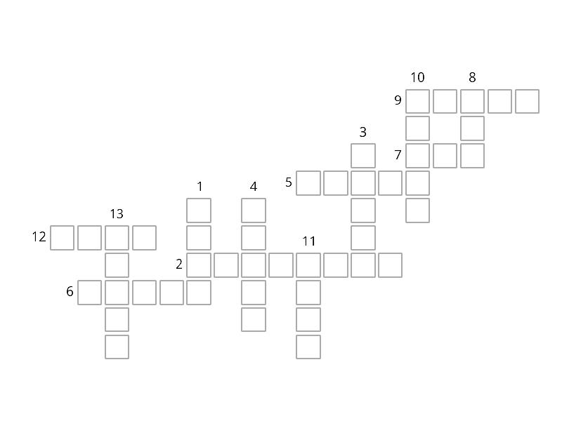 irregular plural nouns rainbow 3 - Crossword
