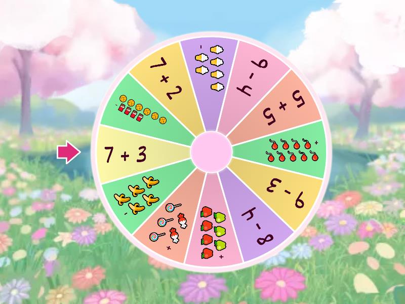 Ruleta de Sumas y Restas - Rueda aleatoria