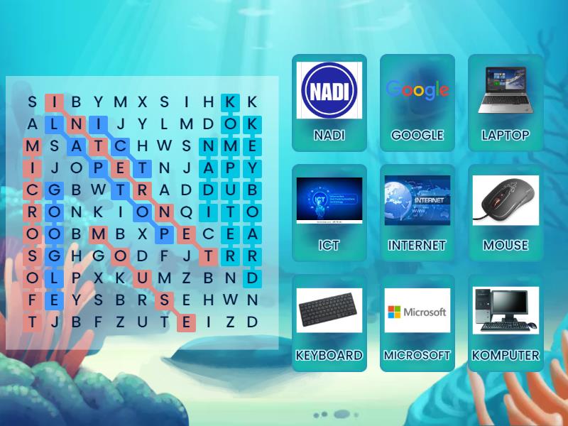 AKTIVITI ICT - Wordsearch