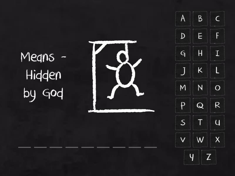 Bible - Hangman