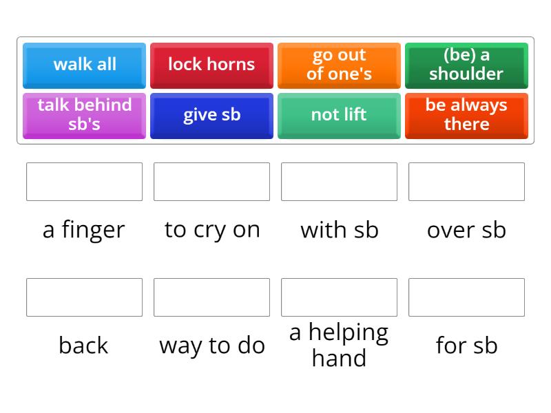 Idioms_ behaviour_ matching - Match up