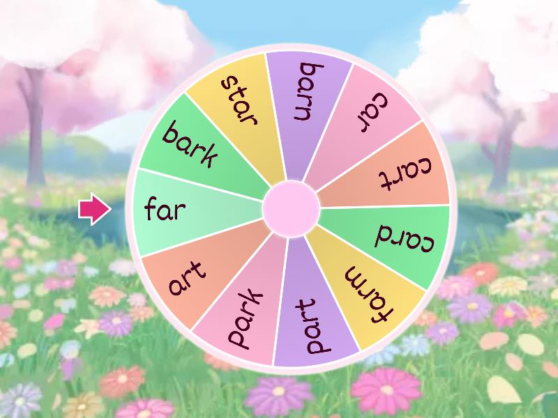 Phonics - Spin the wheel