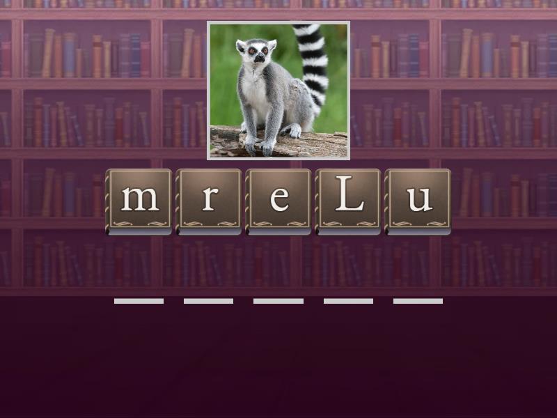 Wild Animals - Anagram