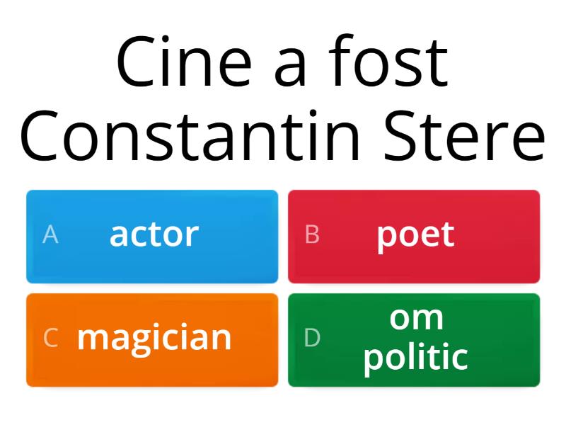 Constantin Stere - Quiz