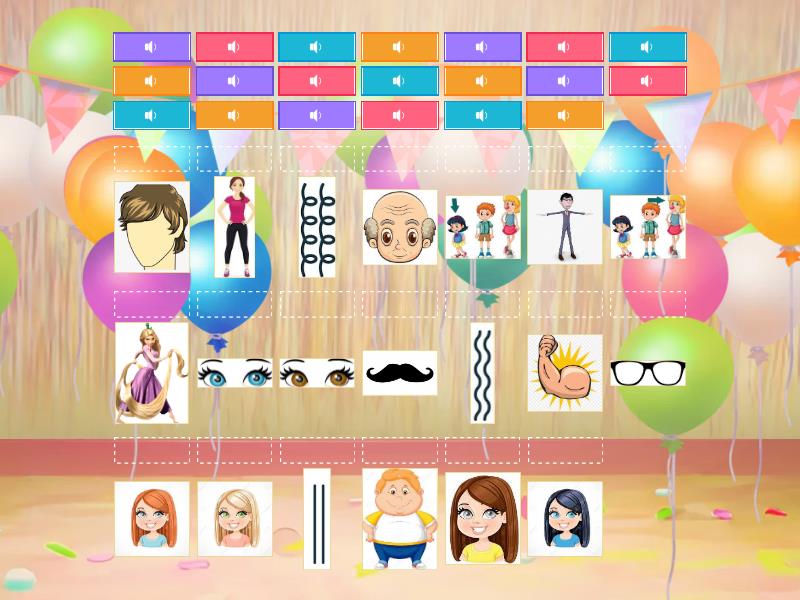 Physical description games - Match up