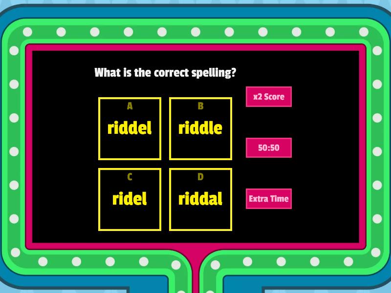 Assignment 2 - Game Show - Gameshow quiz