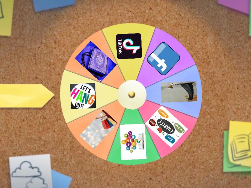 What is my priority? - Spin the wheel