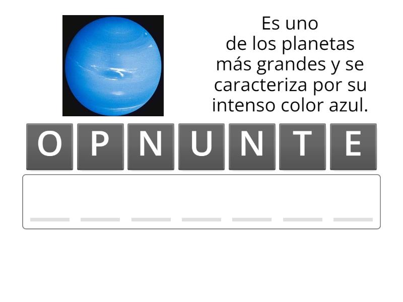 LOS PLANETAS - Anagram