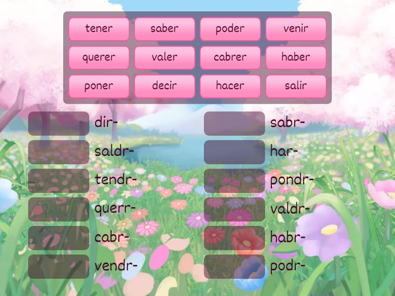 Futuro Simple Verbos Irregulares Match Up