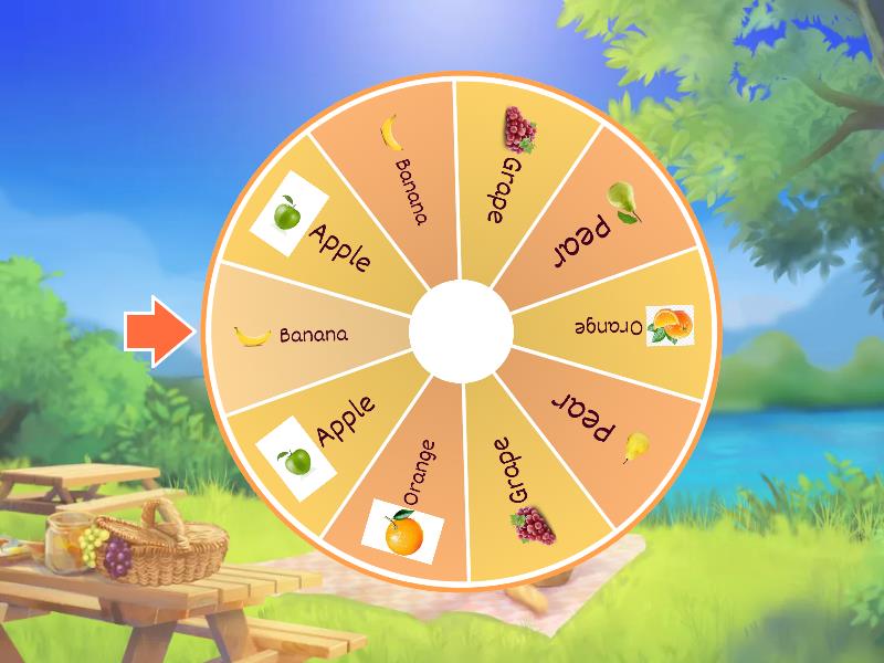 FRUITS - Spin the wheel