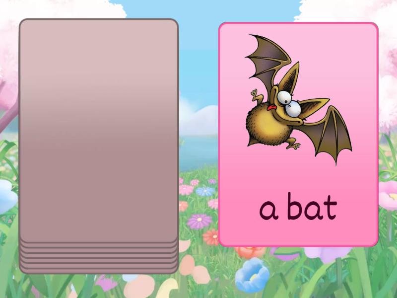 Reading(cat,rat,bat,fat,mat) - Speaking cards