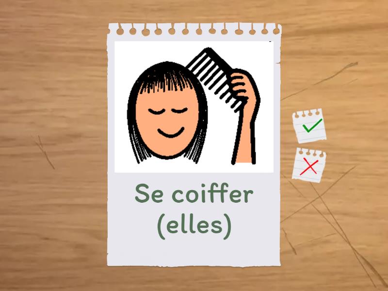 Verbes pronominaux - Flash cards