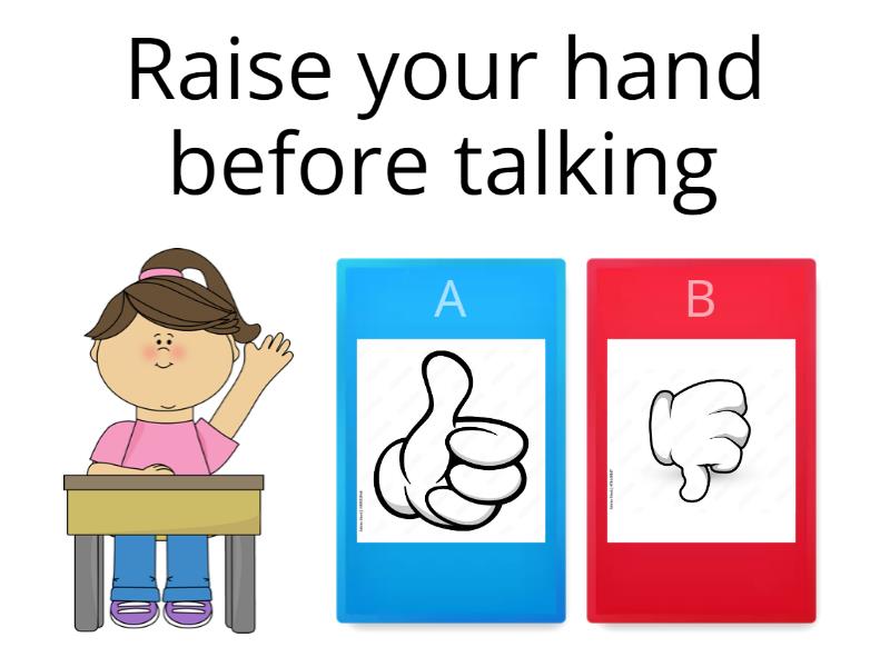 Classroom Rules - Quiz