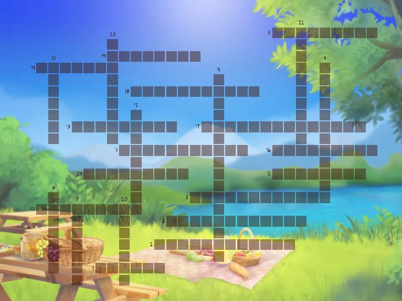 Greek and Latin Bases, Prefixes and Suffixes - Crossword