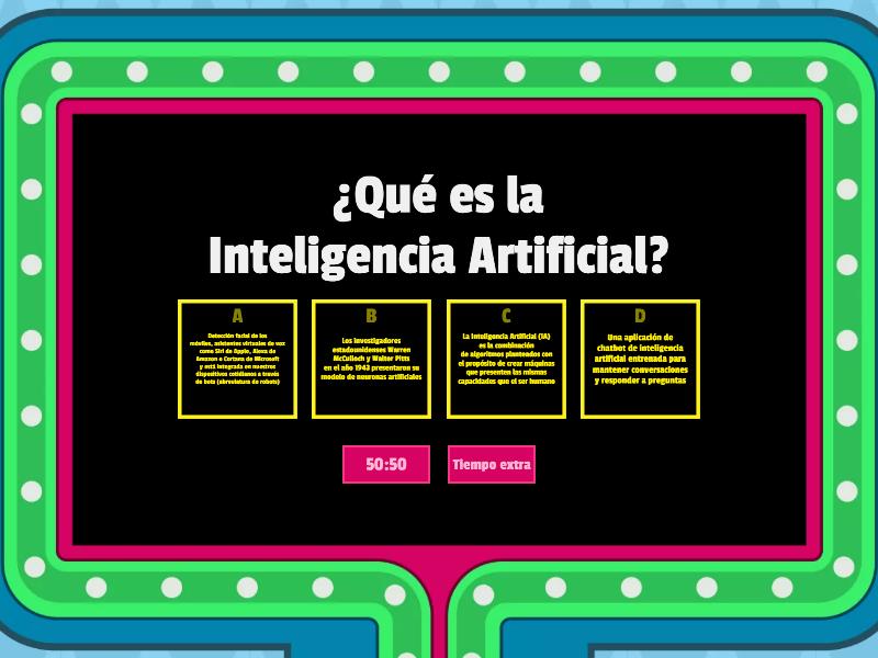 Aprendamos sobre la Inteligencia Artificial - Concurso de preguntas