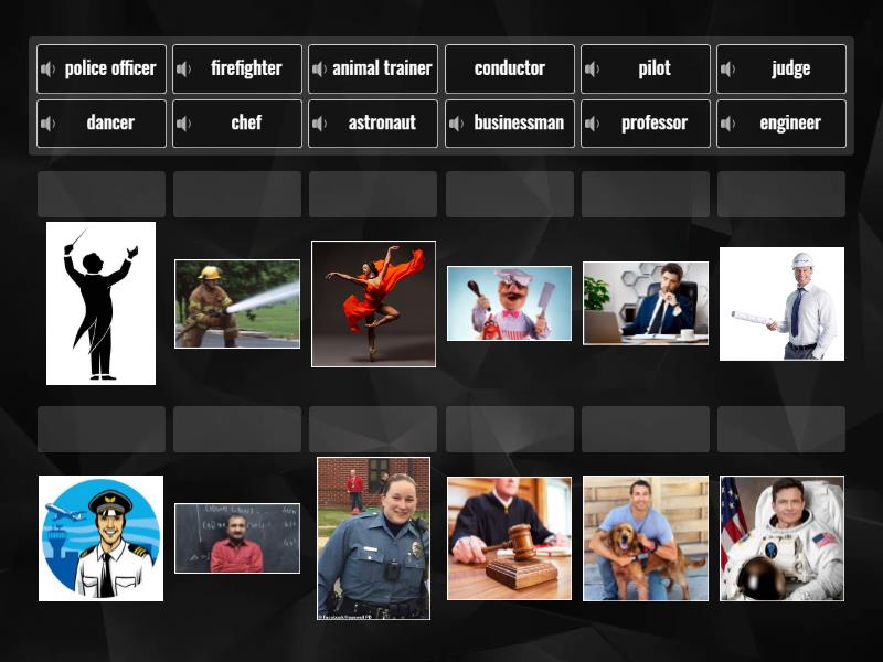 Professions / Occupations - Match up