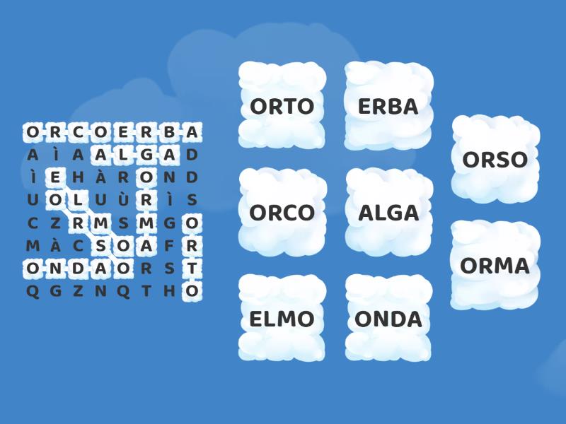 FOL2 P297 ORSO - Wordsearch