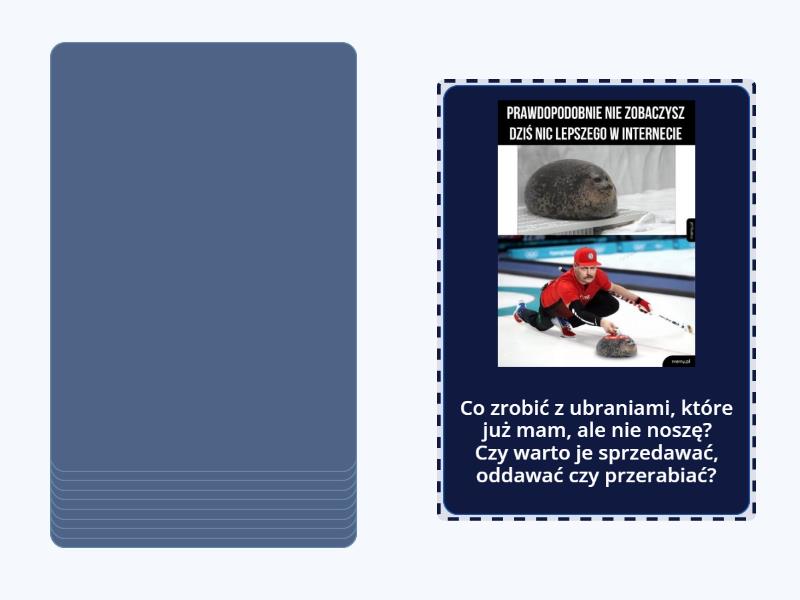 Szybka moda - Speaking cards