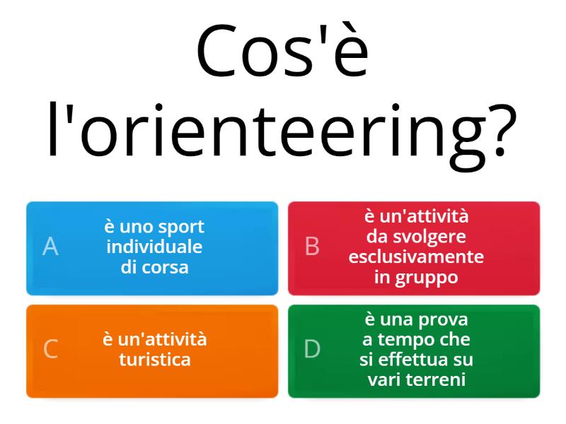 Orienteering - Quiz