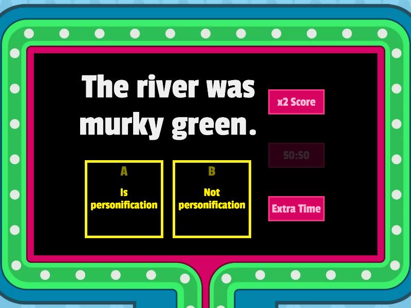 Personification Game - Gameshow quiz