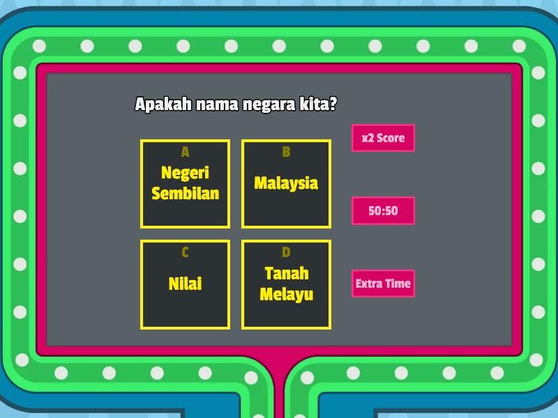 KUIZ KEMERDEKAAN TAHAP 1 - Concurso de preguntas
