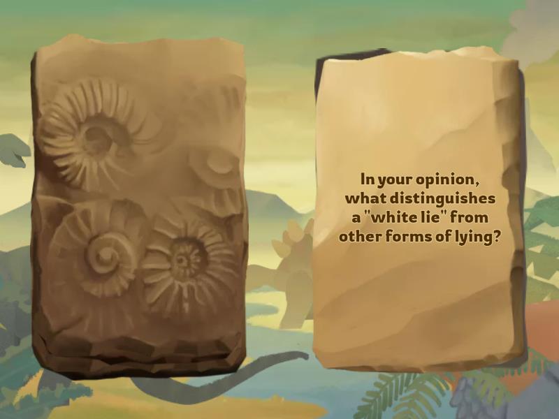 Lies - Speaking cards