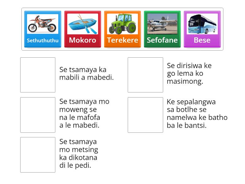 Mefuta ya dipalangwa - Match up