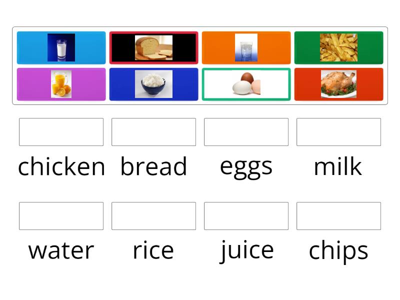 Kids Box 2 Unit 6 (food) - Match up