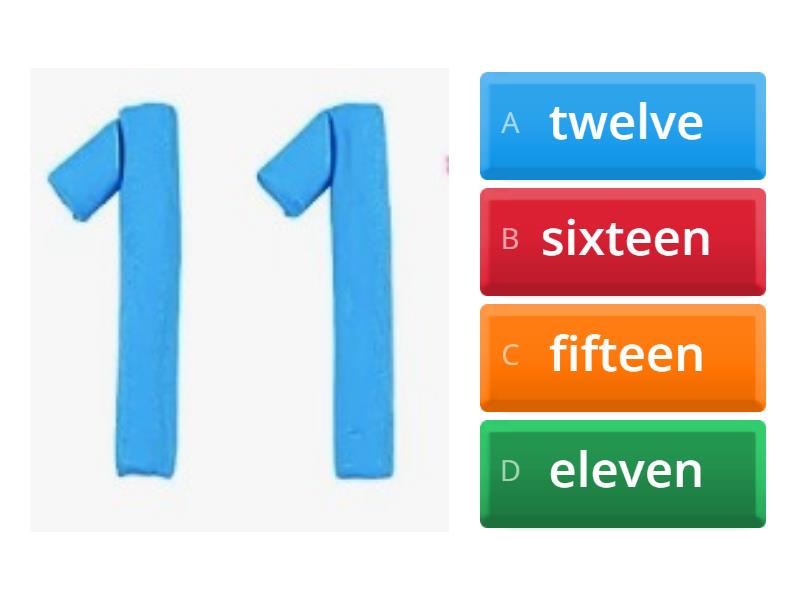 Count 11-20 z - Quiz